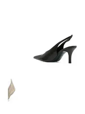 Patrizia Pepe Pointed-toe Buckled Slingback Pumps