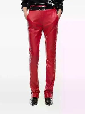 Pinko High-shine Fla Trousers