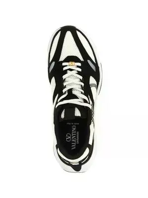 Valentino Garavani Demivee Vlogo Signature Mesh Sneakers - Black