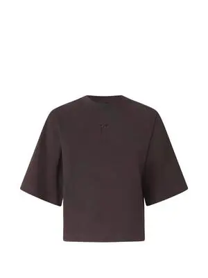 Pinko Love Birds Embroidered T-shirt - Black