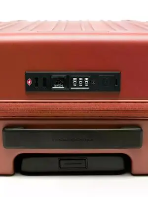 PIQUADRO Logo-detail Suitcase - Orange