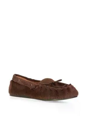 P.a.r.o.s.h Calf Hair Loafers - Brown