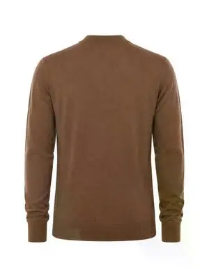 PAOLO PECORA Crew-neck Sweater - Brown