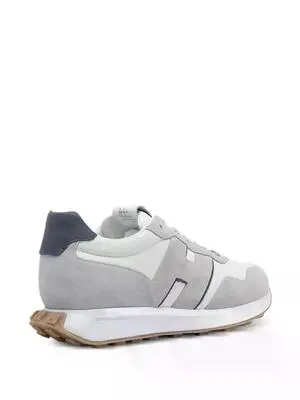 Hogan H601 Logo-patch Leather Sneakers
