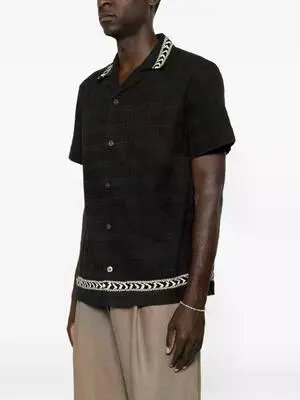 CHE Embroidered Check-pattern Shirt