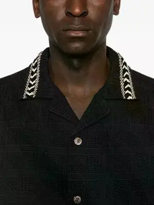 CHE Embroidered Check-pattern Shirt