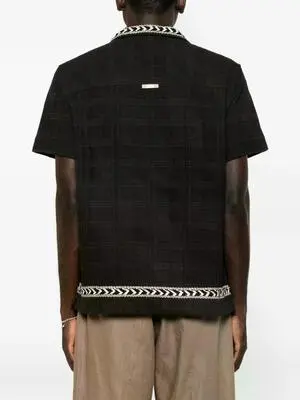 CHE Embroidered Check-pattern Shirt