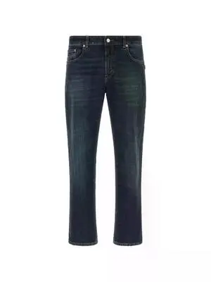 DEPARTMENT 5 Talk Cropped Jeans - Blue