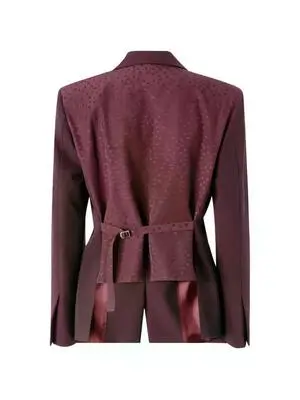 Pinko Polka-dot Panel Blazer
