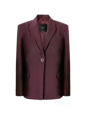 Pinko Polka Dot Panel Blazer - Red
