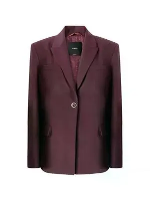 Pinko Polka Dot Panel Blazer - Red