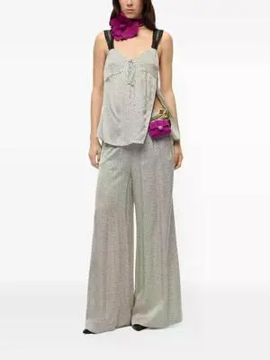 Pinko Polka Dot Drawstring Palazzo Pants