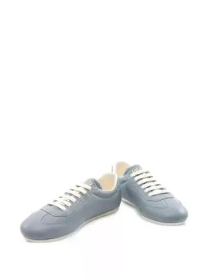 Prada Leather Lace-up Sneakers