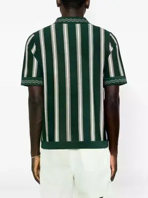 CHE Sawyer Striped Knitted Polo Shirt