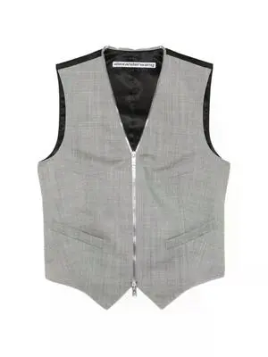 Alexander Wang Continuous Loop Zipper Tailored Vest