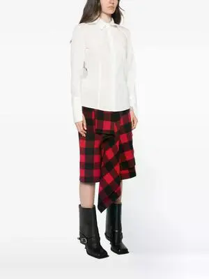 Patrizia Pepe Jacquard-patterned Poplin Shirt