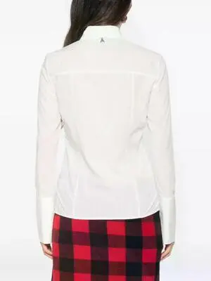 Patrizia Pepe Jacquard-patterned Poplin Shirt