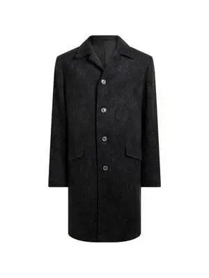 Etro Arnica Jacquard Coat - Black