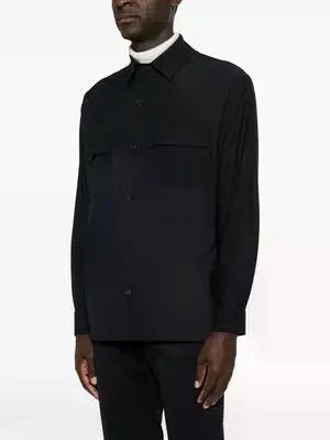 Karl Lagerfeld Chest-pocket Shirt - Blue