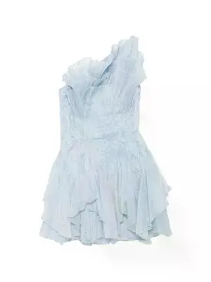 Aje Nisha Ruffled One-shoulder Mini Dress