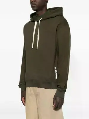 JIL SANDER Logo-print Drawstring Hoodie