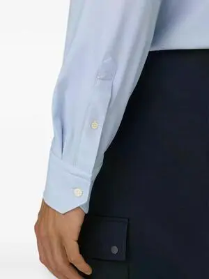 Boggi Milano Shirt Micro-patterned Stretch Nylon Slim-fit B Tech
