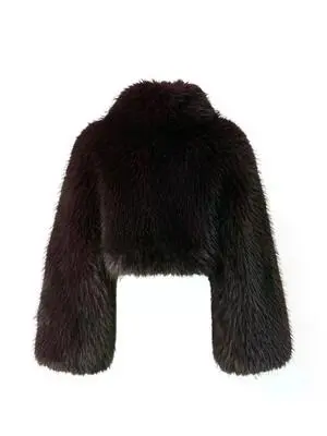 Pinko Faux-fur Cropped Jacket