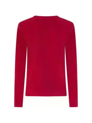 Pinko Logo-embroidered Long-sleeve T-shirt