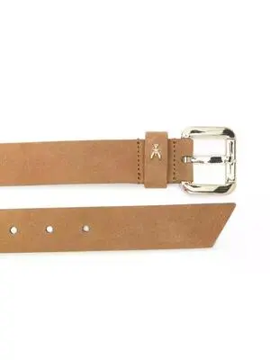 Patrizia Pepe Suede Buckle Belt