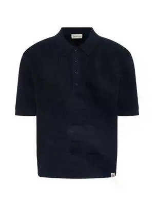 Calvin Klein Ribbed-knit Polo Shirt