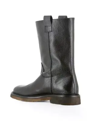 ALEXANDER HOTTO Almond-toe Boots - Black