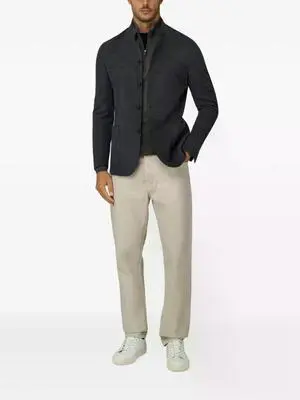 Boggi Milano Blazer Diagonal Wool Blend Wooltech