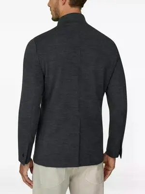 Boggi Milano Blazer Diagonal Wool Blend Wooltech