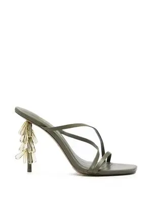 Cult Gaia Strappy Sandals - Green