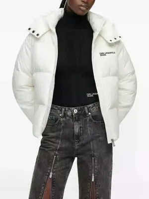 Karl Lagerfeld Logo-print Puffer Jacket