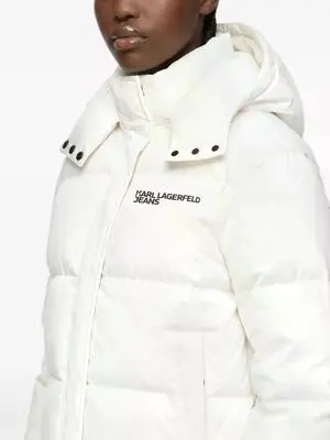 Karl Lagerfeld Logo-print Puffer Jacket