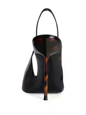 Paris Texas Lidia Tortoiseshell-effect Slingback Pumps