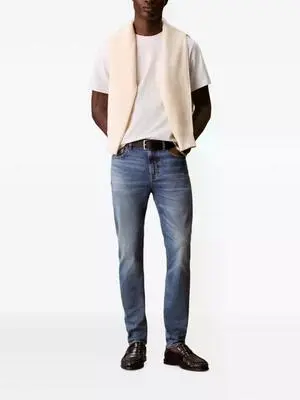 Calvin Klein Whiskered Faded Jeans