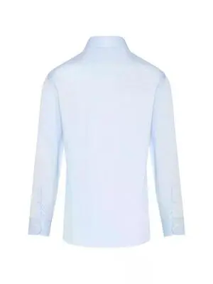 BARBA NAPOLI Spread-collar Long-sleeve Shirt