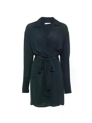 Patrizia Pepe Nexus Crêpe Wrap Dress