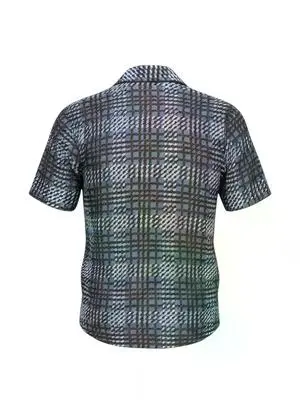 Isaia Check Short-sleeve Shirt