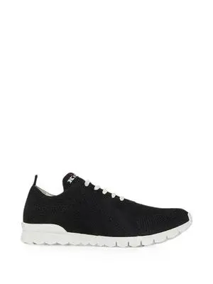 Kiton Knitted Running Sneakers - Black