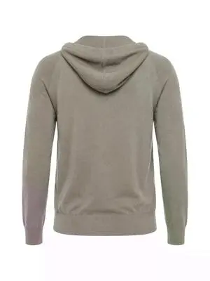 PAOLO PECORA Zip-up Knit Hoodie