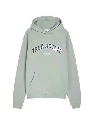 TALA Logo Print Hoodie - Green