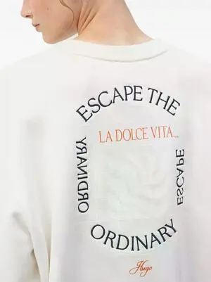 Hugo Slogan Crewneck Sweatshirt