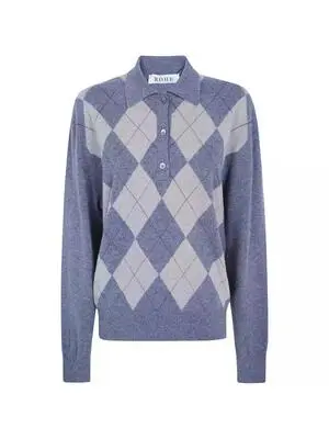 RÓHE Argyle-knit Wool Sweater