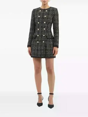Rebecca Vallance Meringue Blazer Mini Dress - Black