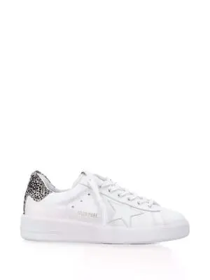GOLDEN GOOSE Purestar Leopard-print Sneakers - White