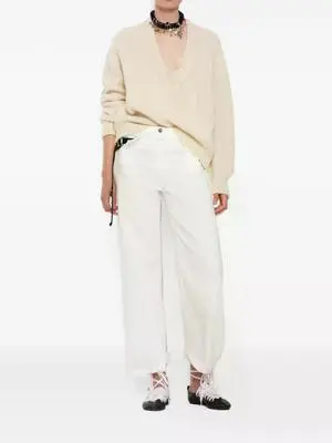 LA FETICHE Wool Jumper With Ribbed Trim