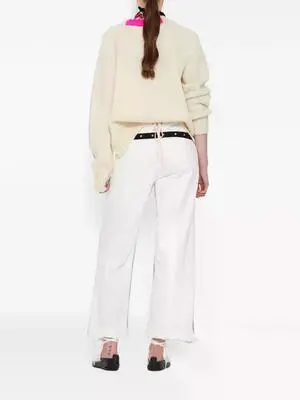 LA FETICHE Wool Jumper With Ribbed Trim